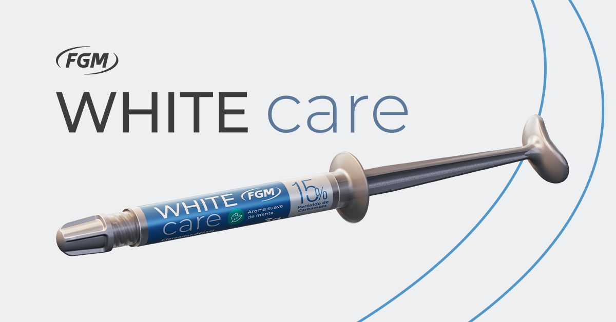 White Care Clareador dental caseiro com aroma suave de menta